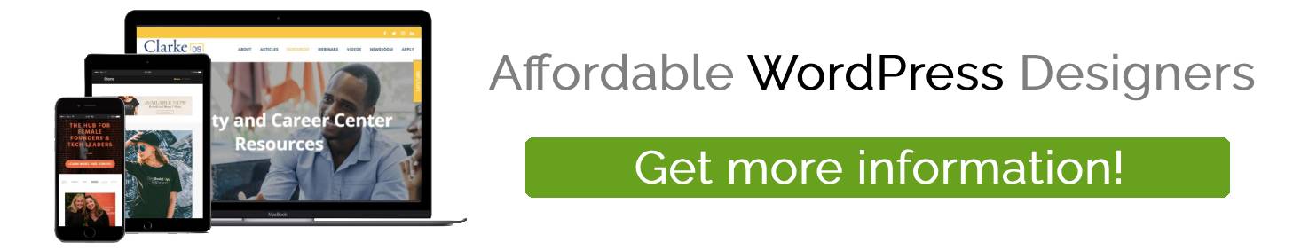 WordPress Designers - Contact Us Now - One Design Development